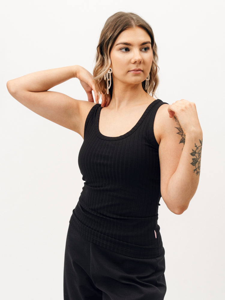 Jessie Top, Black Rib – Aarrelabel